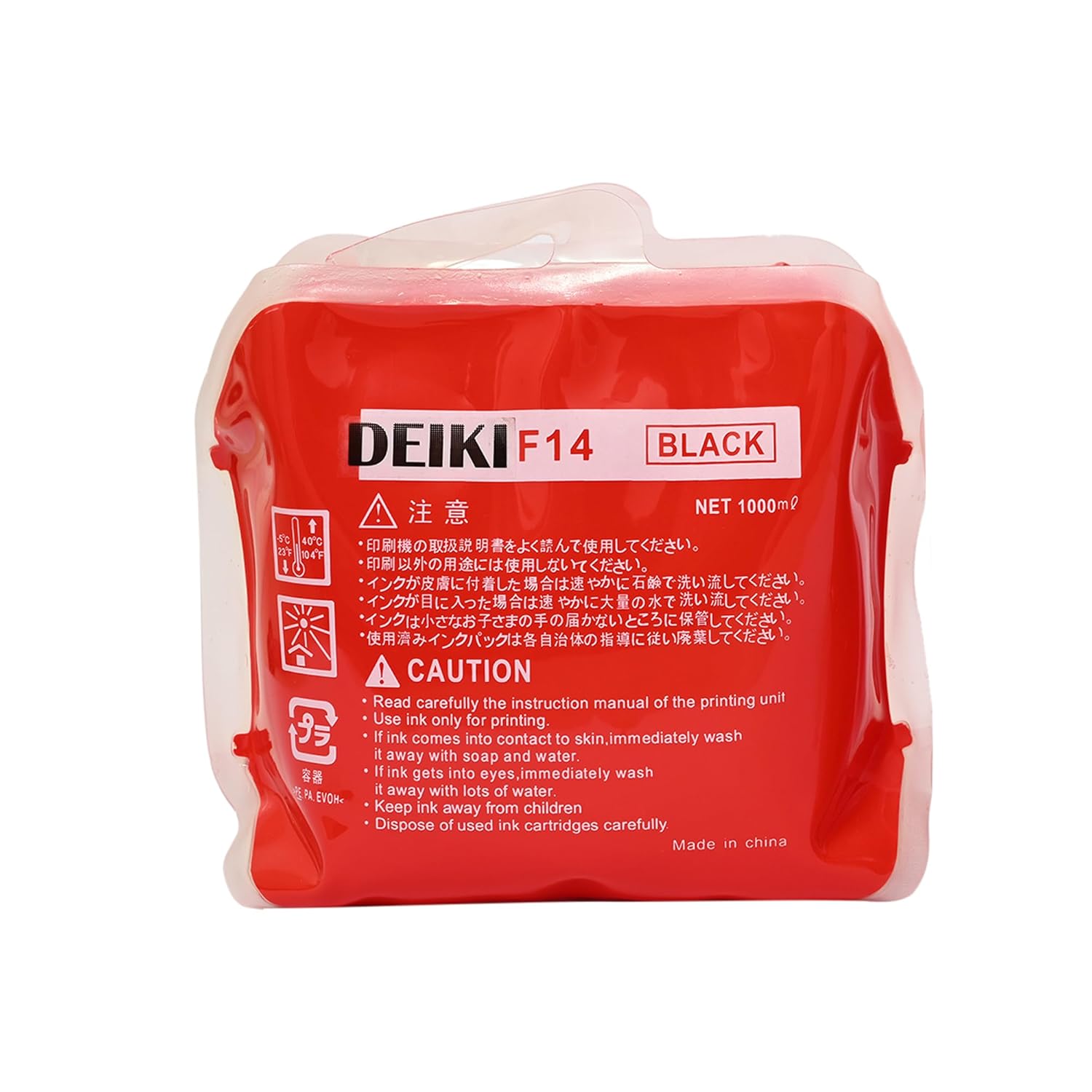 DEIKI DF 14 RED Ink for use in DUPLO Duplicator DRF 550/650 : Amazon.in ...