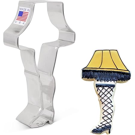 Amazon.com: Christmas Leg Lamp Cookie Cutter, 4.5" Made in USA by Ann ...