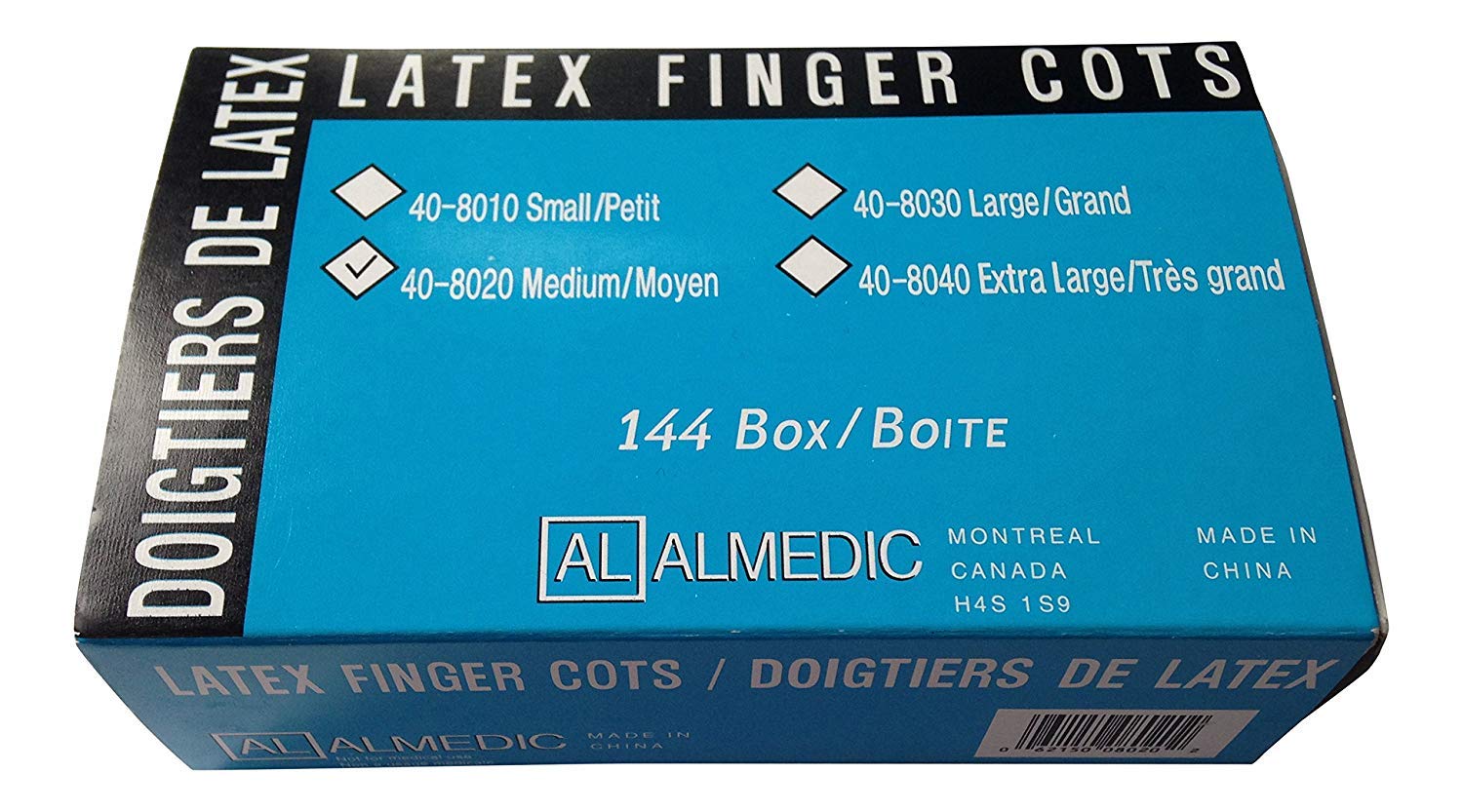 Almedic Latex Finger Cots, Medium, 144 Count (Pack of 1) : Amazon.ca ...