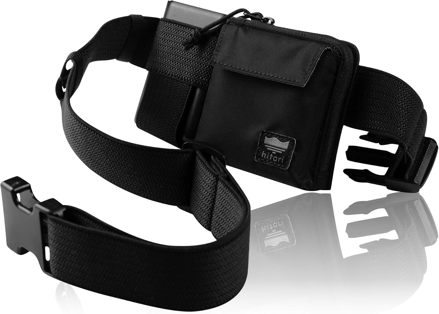 Amazon | hitari キャッシュレスポーチ 旅行 薄型 ウエストポーチ マネーベルト 腰ベルトポーチ スマホポーチ 貴重品入れ 隠し ...