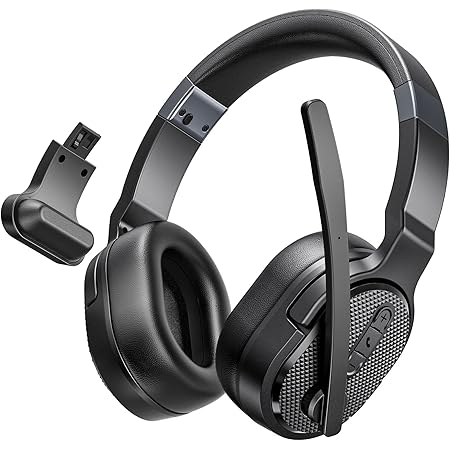 Amazon.com: Sarevile Trucker Bluetooth Headset, V5.2 Wireless Headset ...