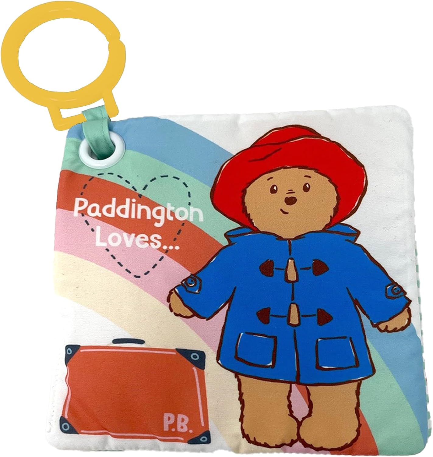 Rainbow Designs Paddington Bear Baby Cloth Book – Touch and Feel Play ...
