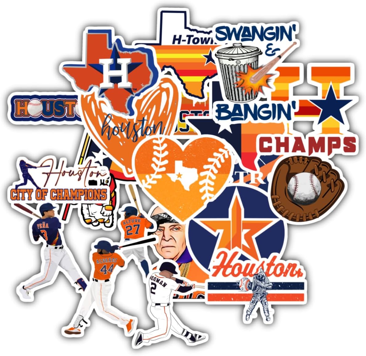 Amazon.com: BOLTSERVE 20 Pcs Stickers Packs Astrosz Aesthetic of Decal ...