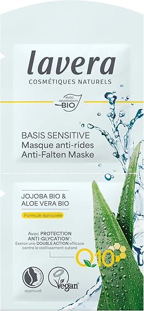Amazon.com : lavera, Anti Aging Face Mask ∙ Organic Jojoba, Aloe Vera ...