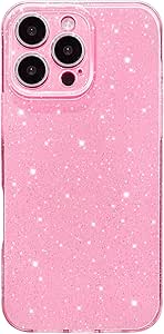 Amazon.com: Hython Case for iPhone 16 Pro Max Case Glitter Cute Sparkly Shiny Bling Sparkle ...