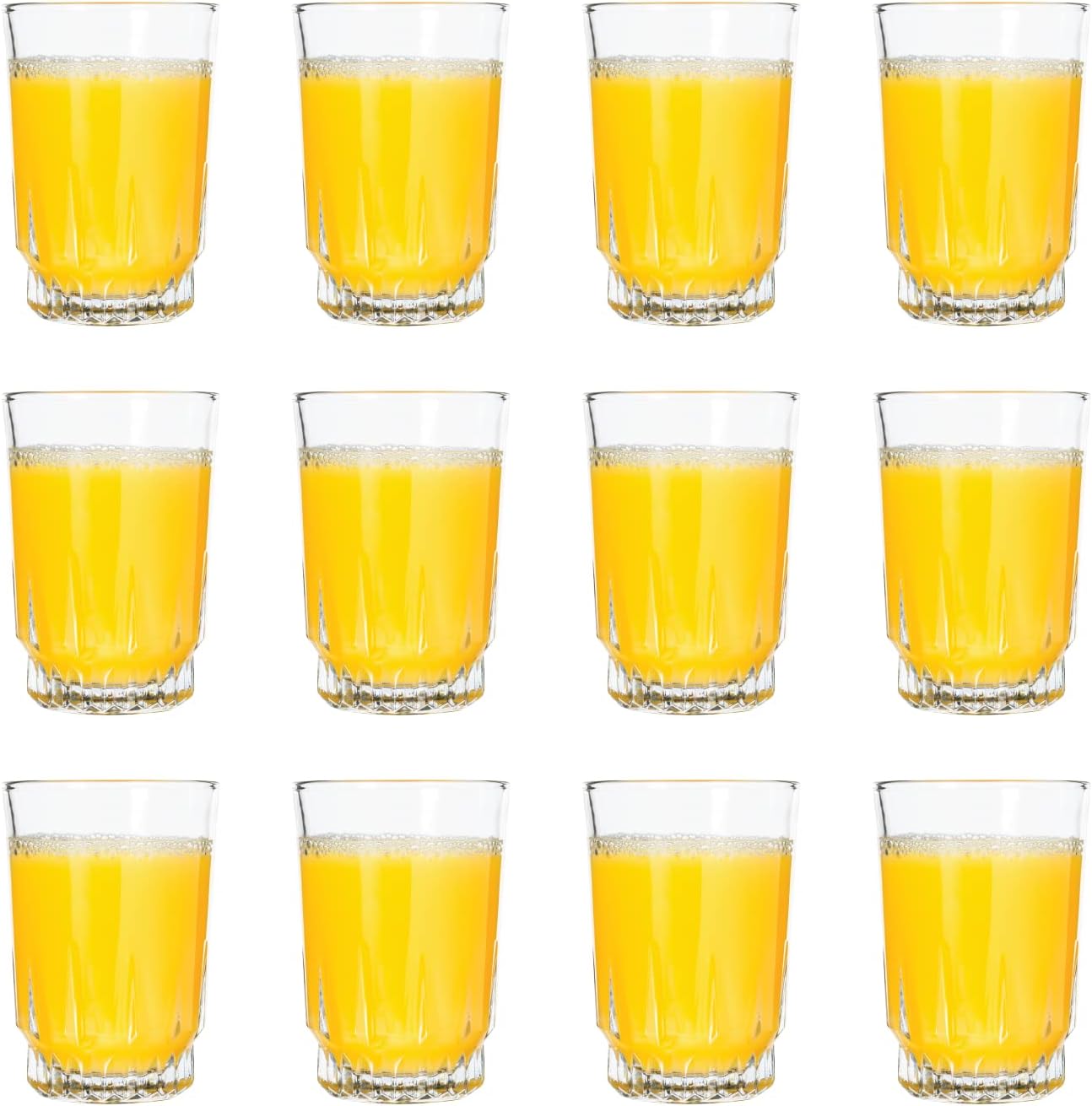 Amazon.com | Vikko SMALL Juice Glasses, Heavy Base Glassware, 5 Ounce ...