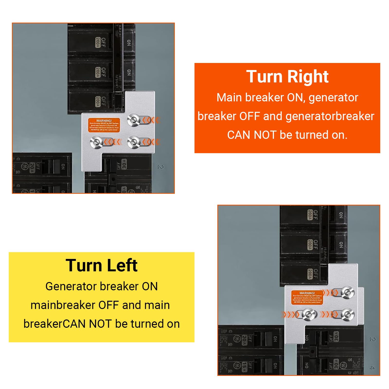 Snapklik.com : Generator Interlock Kit For General Electric GE 150 Or ...