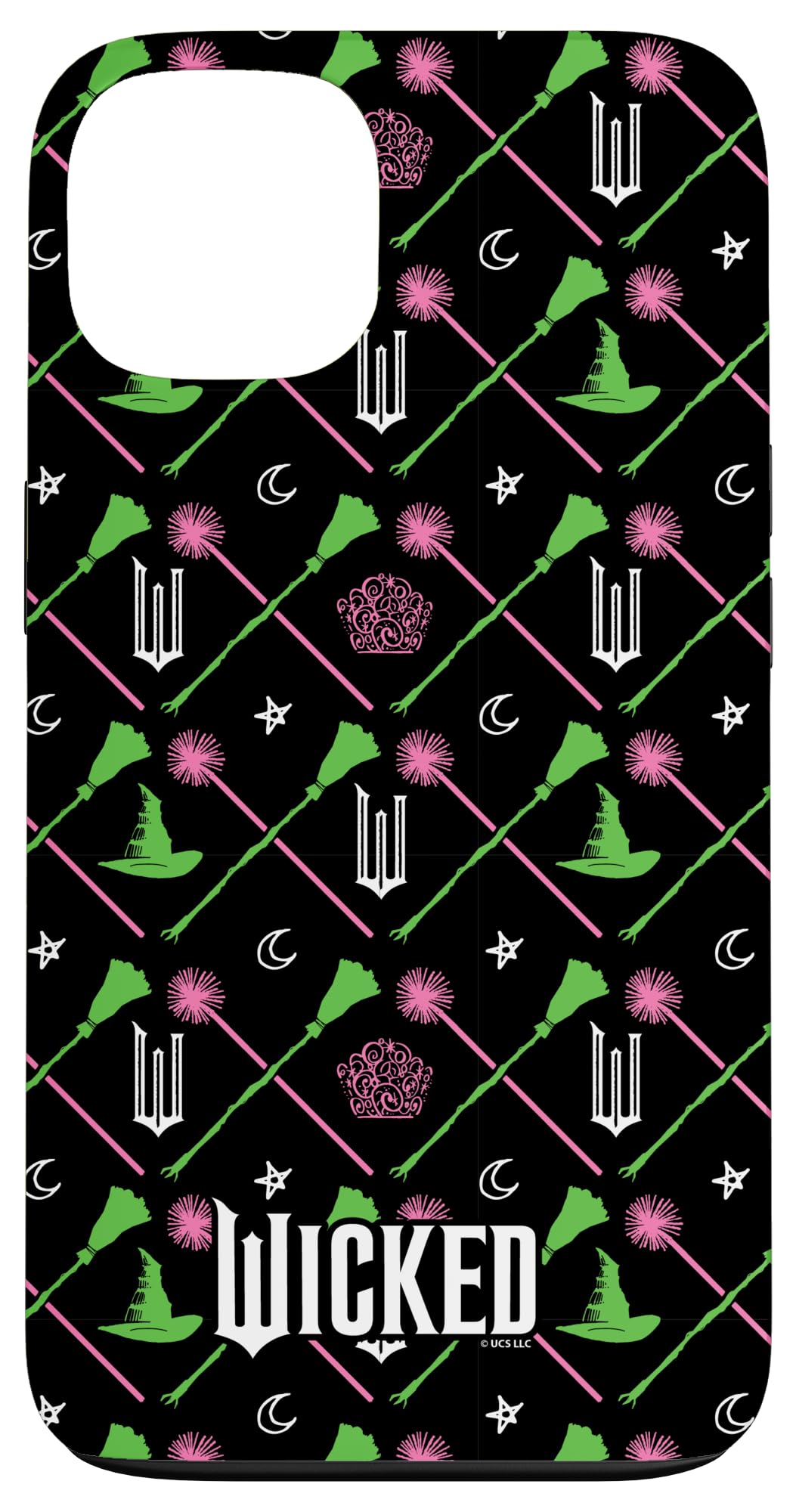 Amazon.com: iPhone 13 Wicked Broomsticks & Wands All Over Print Case ...