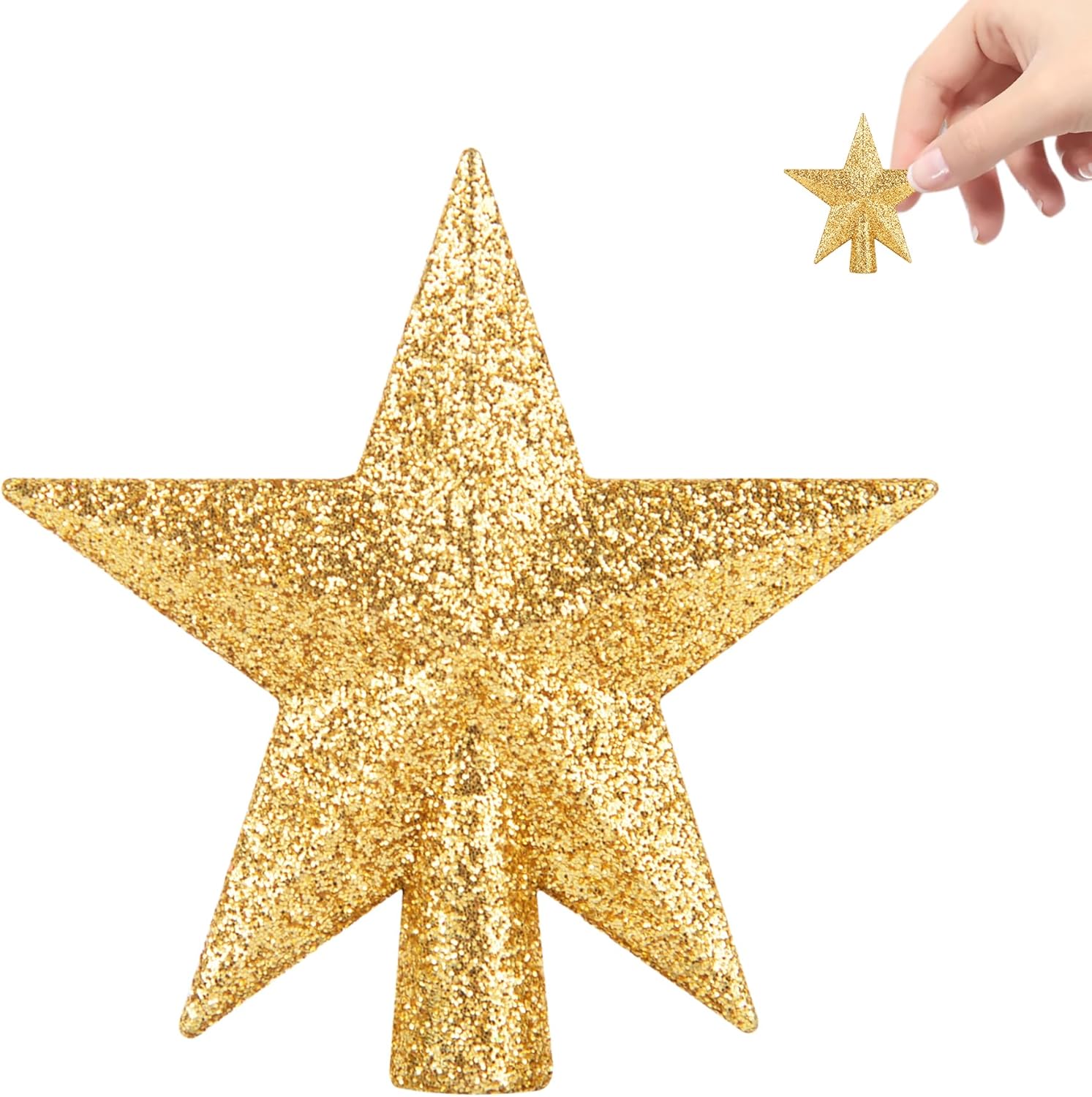 Small Christmas Tree Star Topper Gold Mini Star for Christmas Small ...