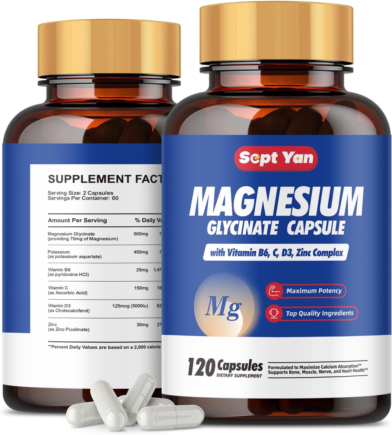 Amazon.com: Essential Elements Magnesium & Zinc with Vitamin D3 for ...