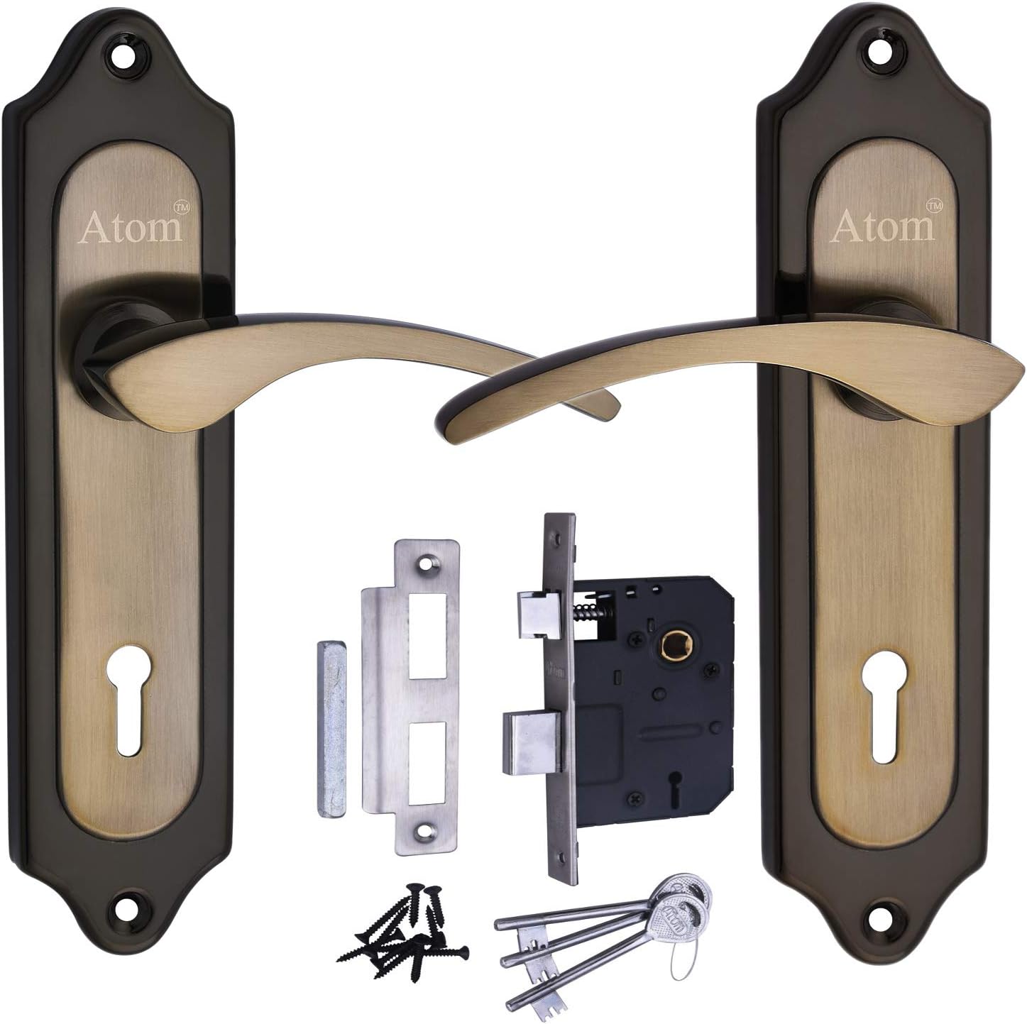 Atom Heavy Duty Mortise Door Lock for Bedroom, Living Room, Main Door ...