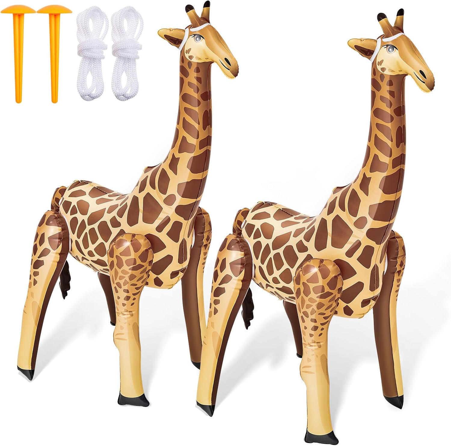 Amazon.com: Liliful 2 Pcs 36 Inch Inflatable Giraffe Blow up Safari ...