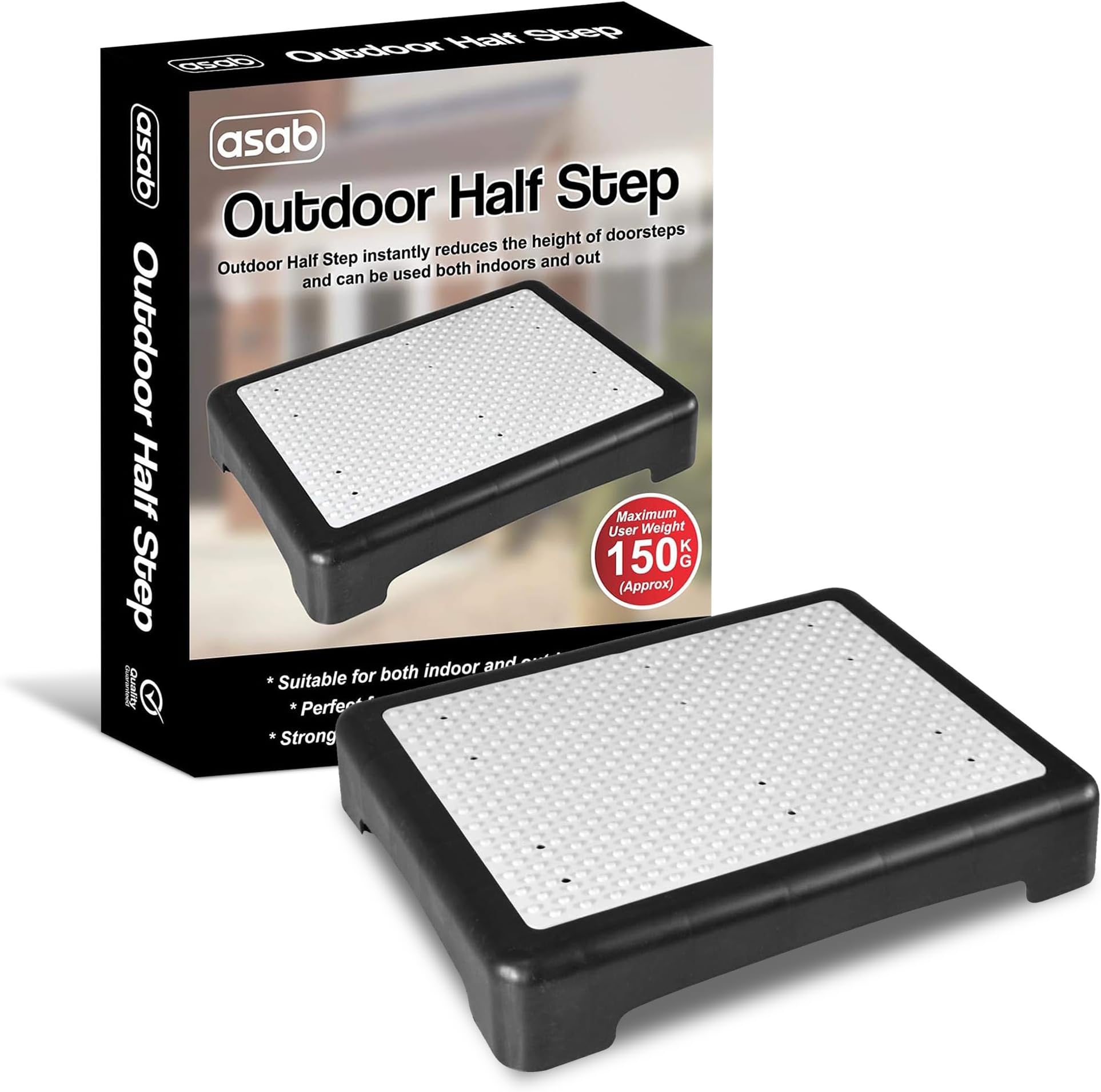 Bath Step with Handle Non Slip Surface Sturdy Aid Bathroom : Amazon.co ...