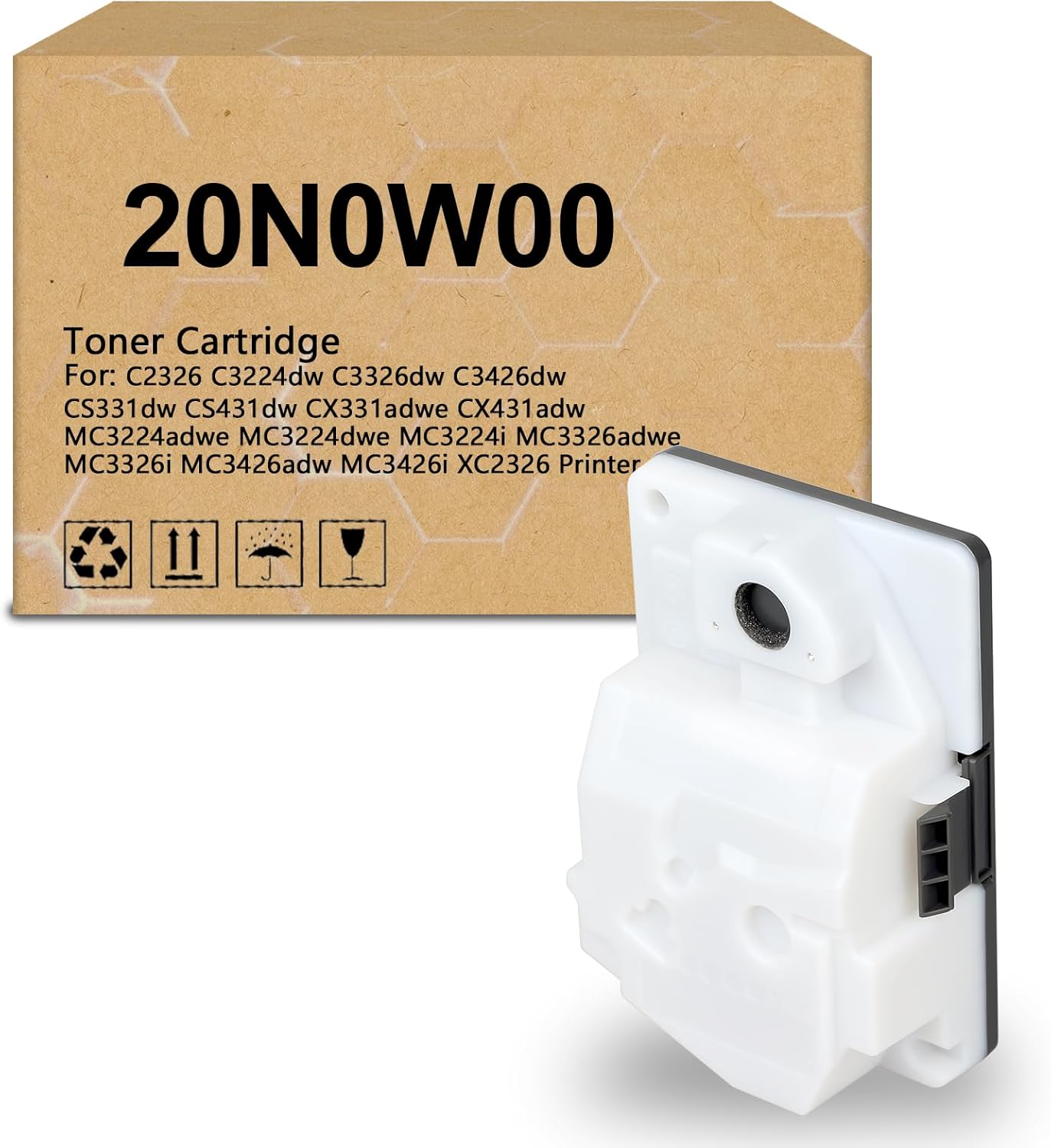 Amazon.com: 20N0W00 Waste Toner Container Compatible with C3224dw ...