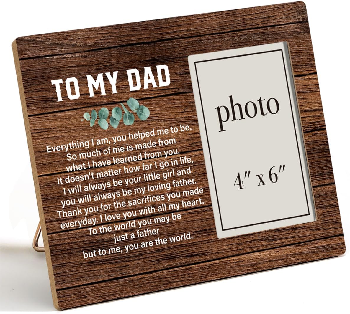 Amazon.com - Oqtumes Dad Gift Picture Frame Gift for Dad Father Daddy ...