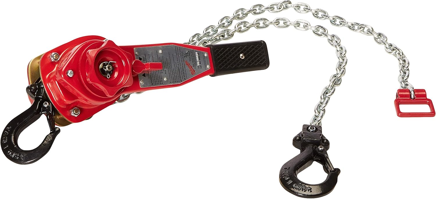 Milwaukee 9682-20 Hoist 3/4 Ton Lever 5Ft, - Milwaukee Chain Hoist ...