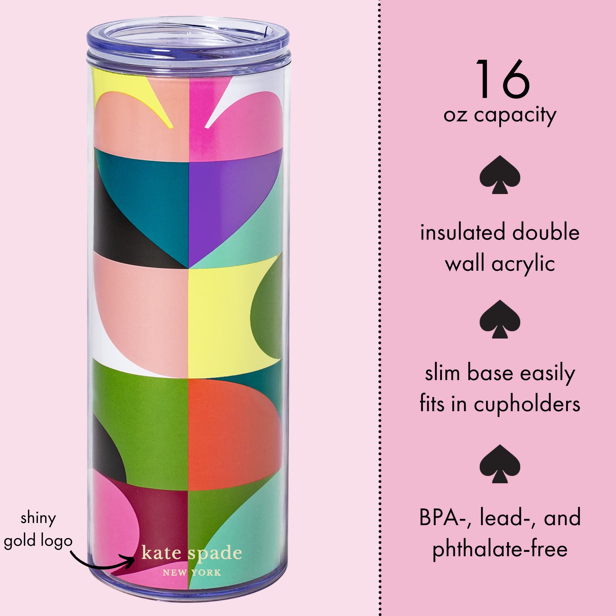 Snapklik.com : Kate Spade New York 16 Ounce Insulated Travel Mug