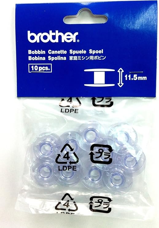 Brother Bobbins 11.5mm Pack of 10 by Brother : Amazon.co.uk: Home & Kitchen