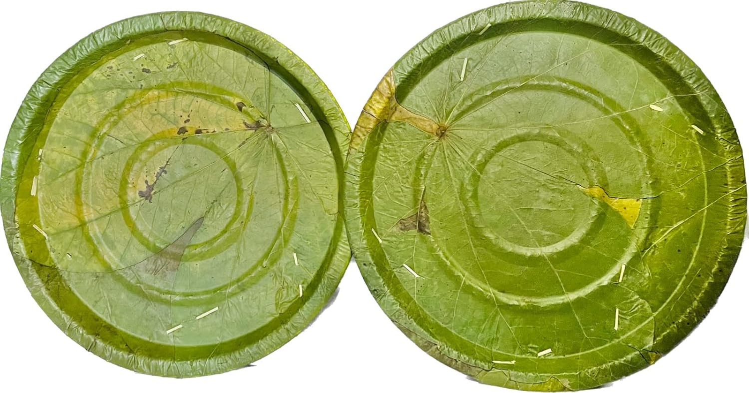 Buy Organic Maalu patta Plate for Event and Party Supplies (6 inch ...