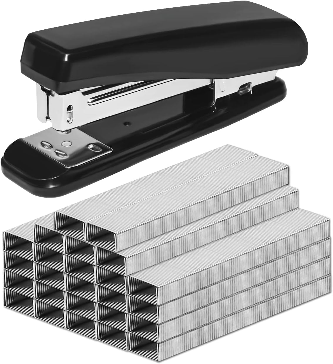 Amazon.com : JIKIOU 2 Pack Basic Staplers with 10000 Standard Staples ...