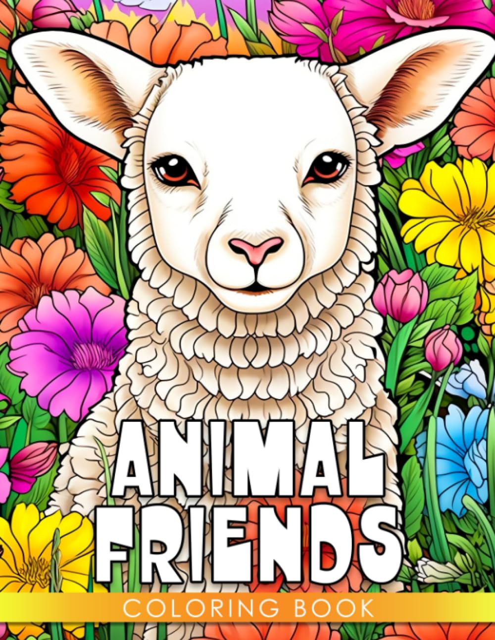 Amazon.com: Animal Friends Coloring Book: Introduce Little Ones to ...