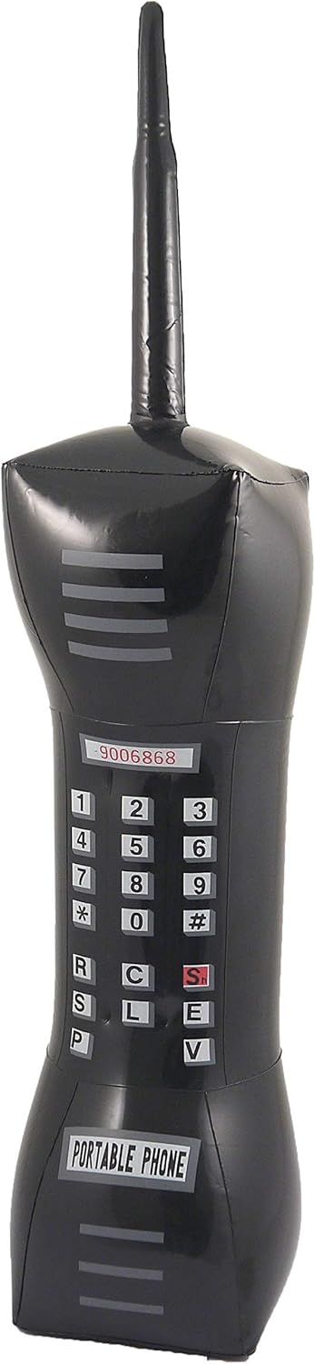 Amazon.com: HENBRANDT Inflatable Mobile Phone Retro 80s 90s Eighties ...