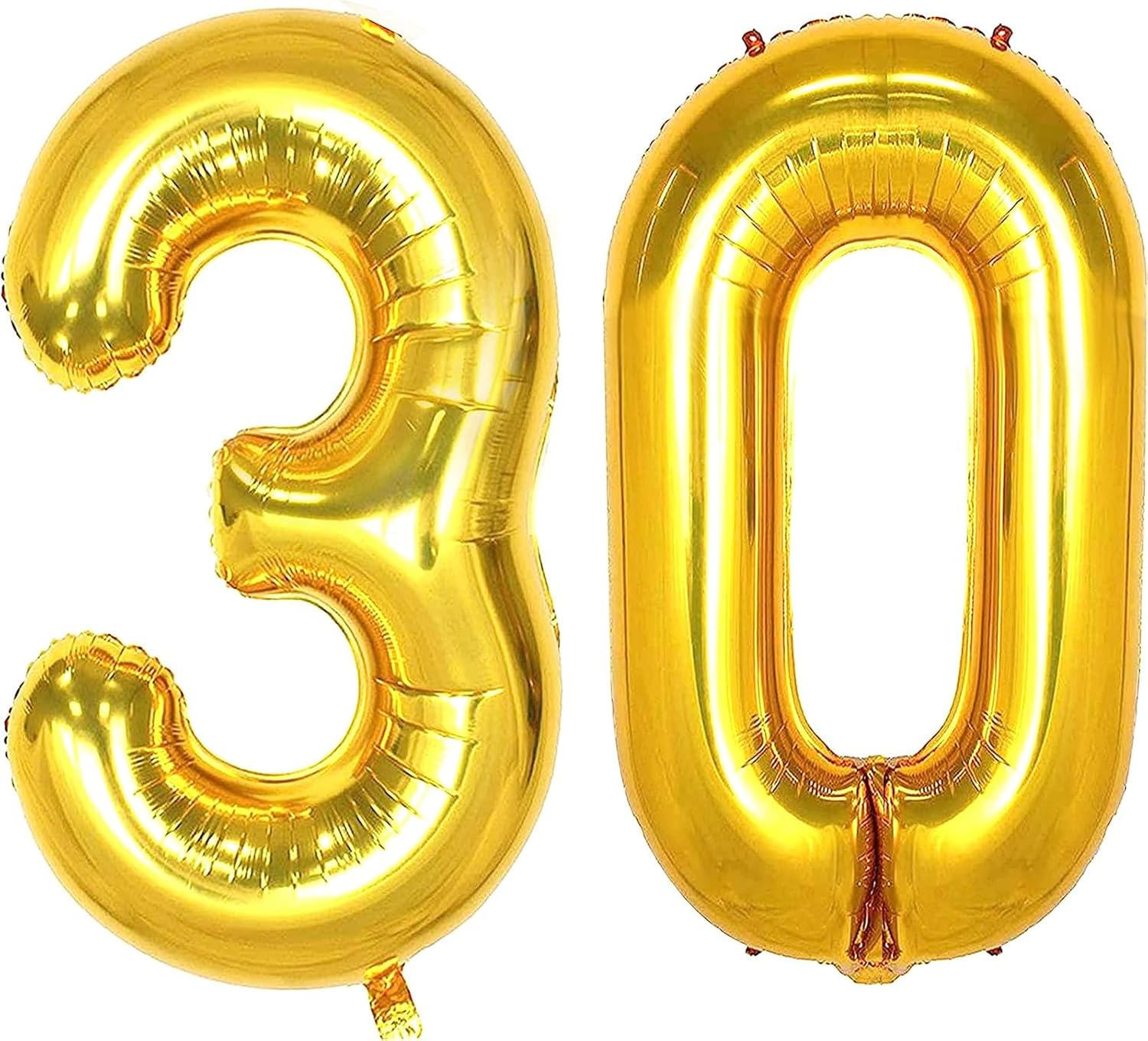 Amazon.com: 32 Inch Gold 30 Number Balloons for 30th Birthday Party ...