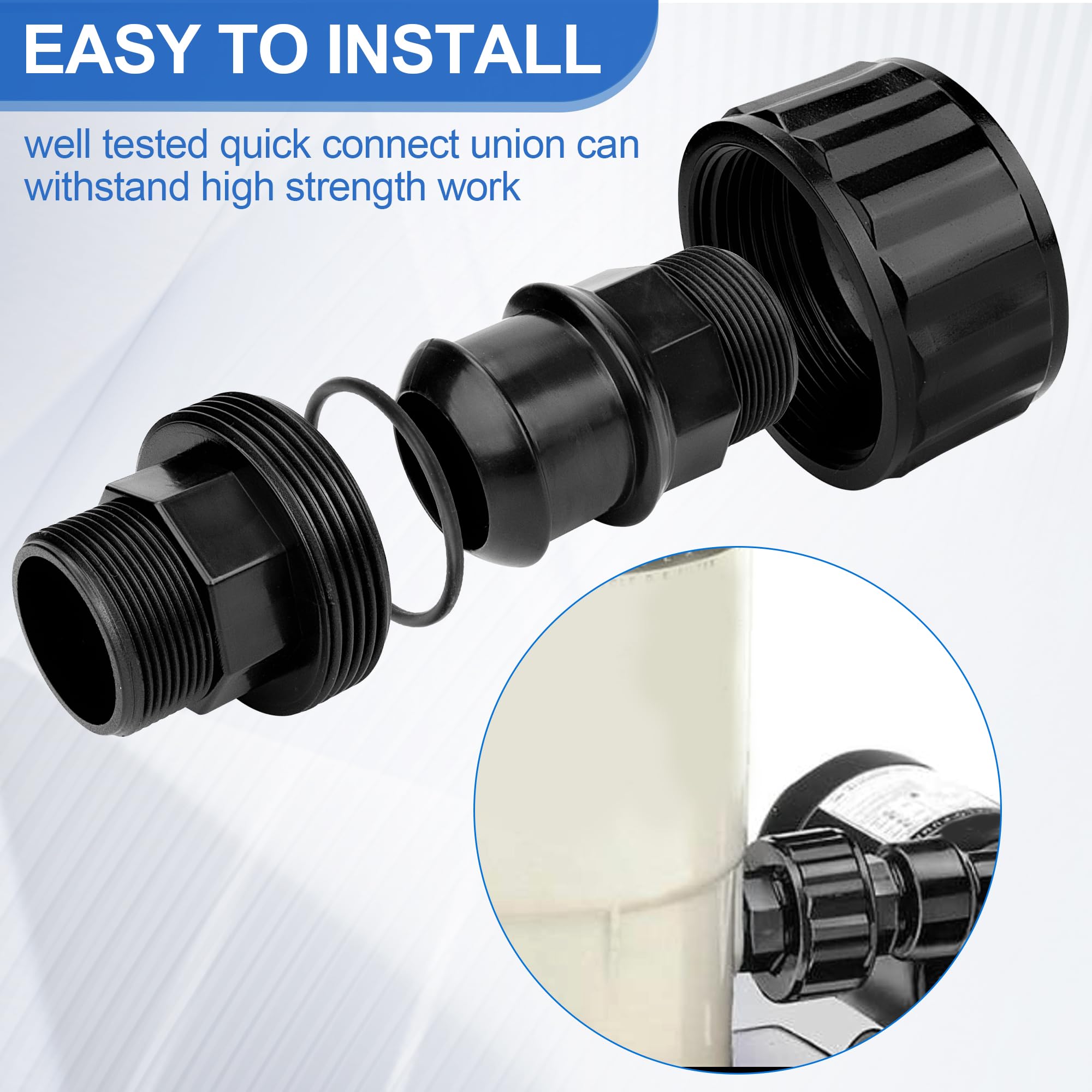 Snapklik.com : GYPNS SP1480BLK Pool Filter Pump Connector For Hayward ...