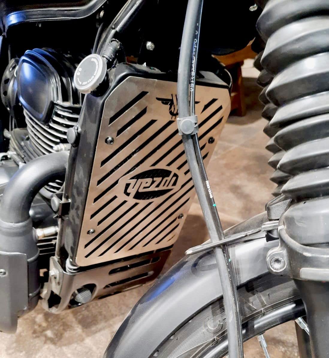 SGTB Yezdi Roadster Scrambler Adventure Radiator Guard Protector Grill ...