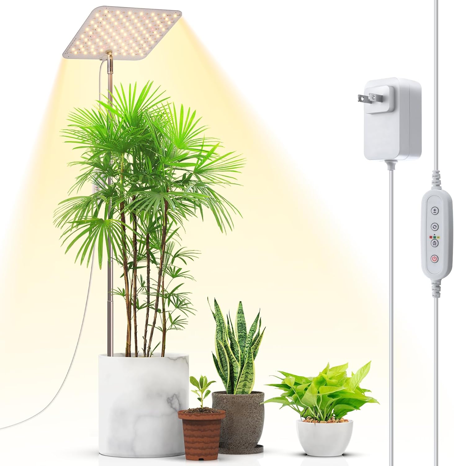 Amazon.com: Barrina Plant Grow Light, 182 LEDs Full Spectrum Grow ...