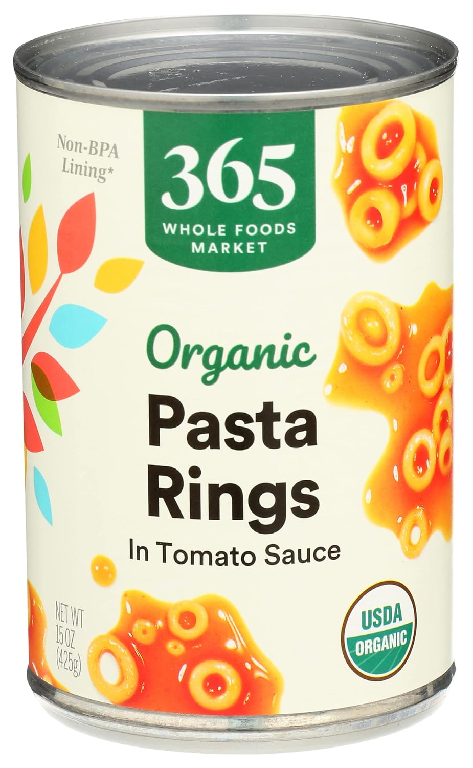 Amazon.com : 365 Everyday Value, Organic Pasta Rings in Tomato Sauce ...