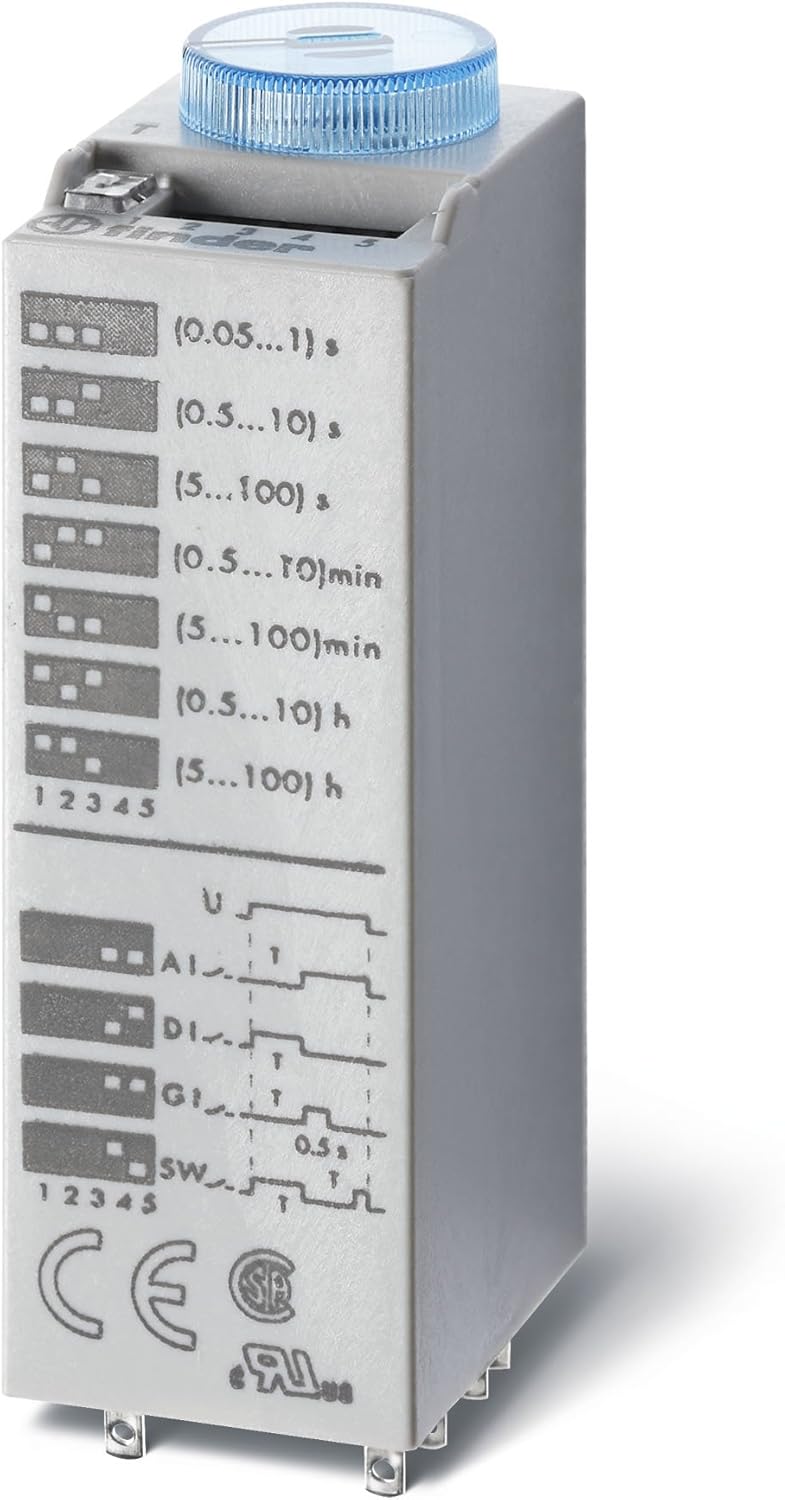Amazon.com: Finder 85.03.8.240.0000 3PDT 10A, 240V AC Coil, Plug-in ...
