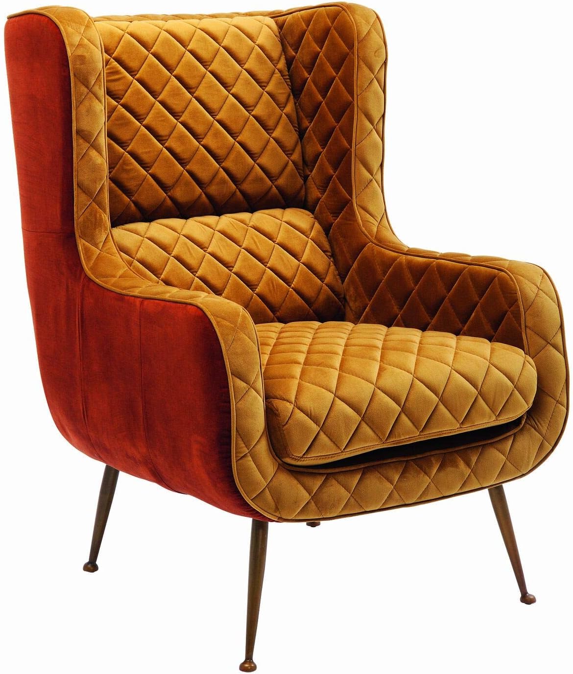 Kare Design Sessel Acapulco, Grau, Indoor und Outdoor Stuhl im Retro ...