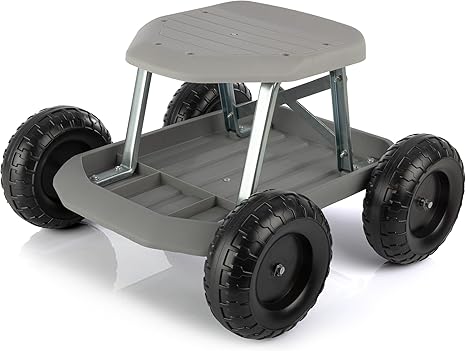 Amazon.com: Gardening Stool - Rolling Garden Seat with Wheels and ...