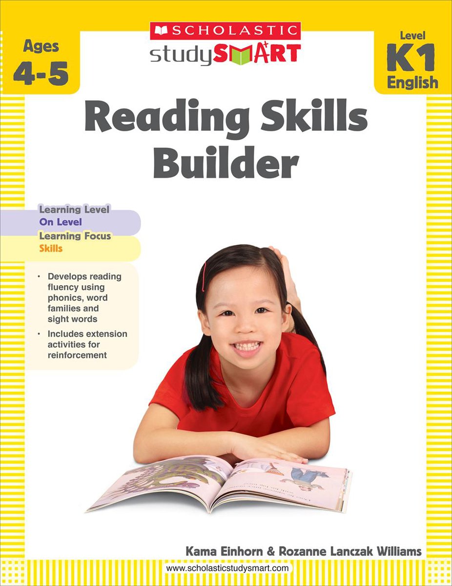 Amazon.com: Reading Skills Builder: Level K1, Ages 4-5 (Scholastic ...