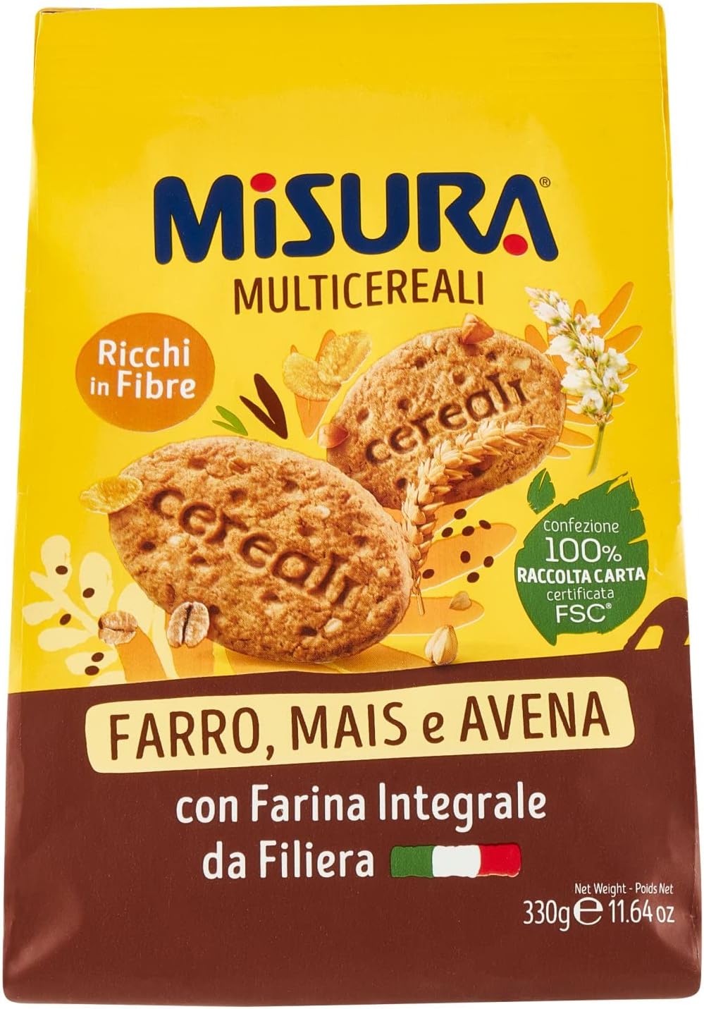 MISURA Multigrain Biscuits Cereals To 6 330 Grams Breakfast Snack ...
