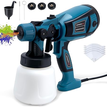 Amazon.com : Paint Sprayer Paint Gun, Electric Paint Spray Gun, 700W ...