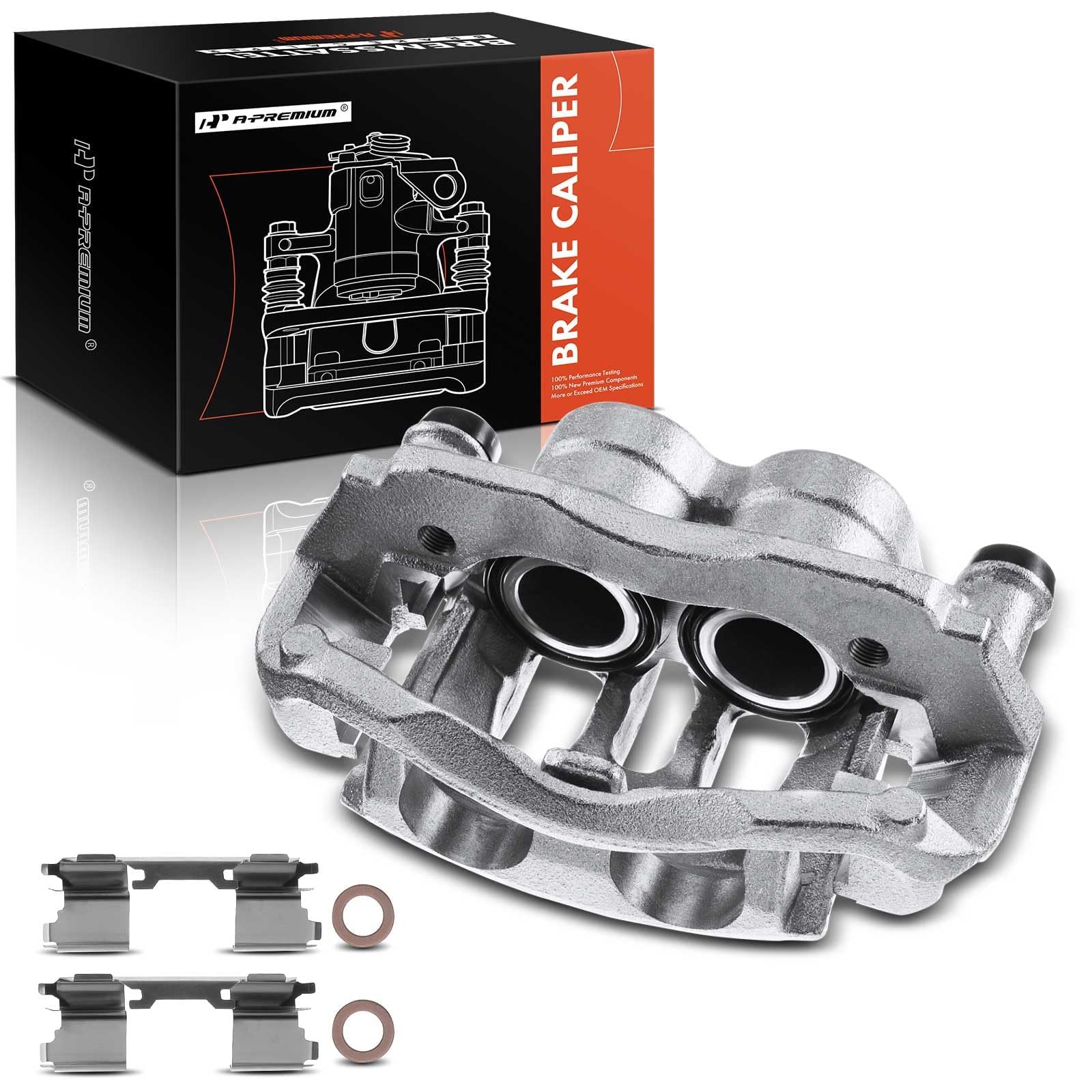 A-Premium Disc Brake Caliper Assembly with Bracket Compatible with ...