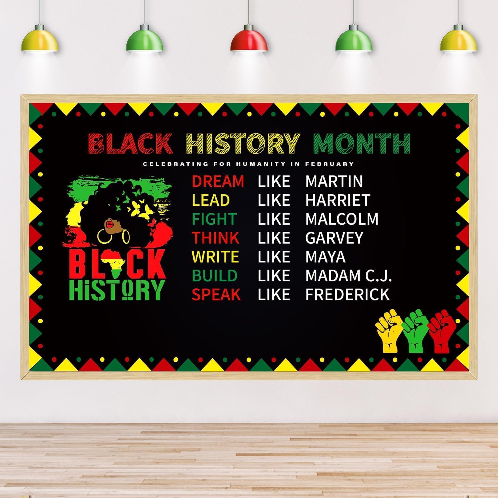 Amazon.com: Black History Month Banner 71"X43" Black History Month ...