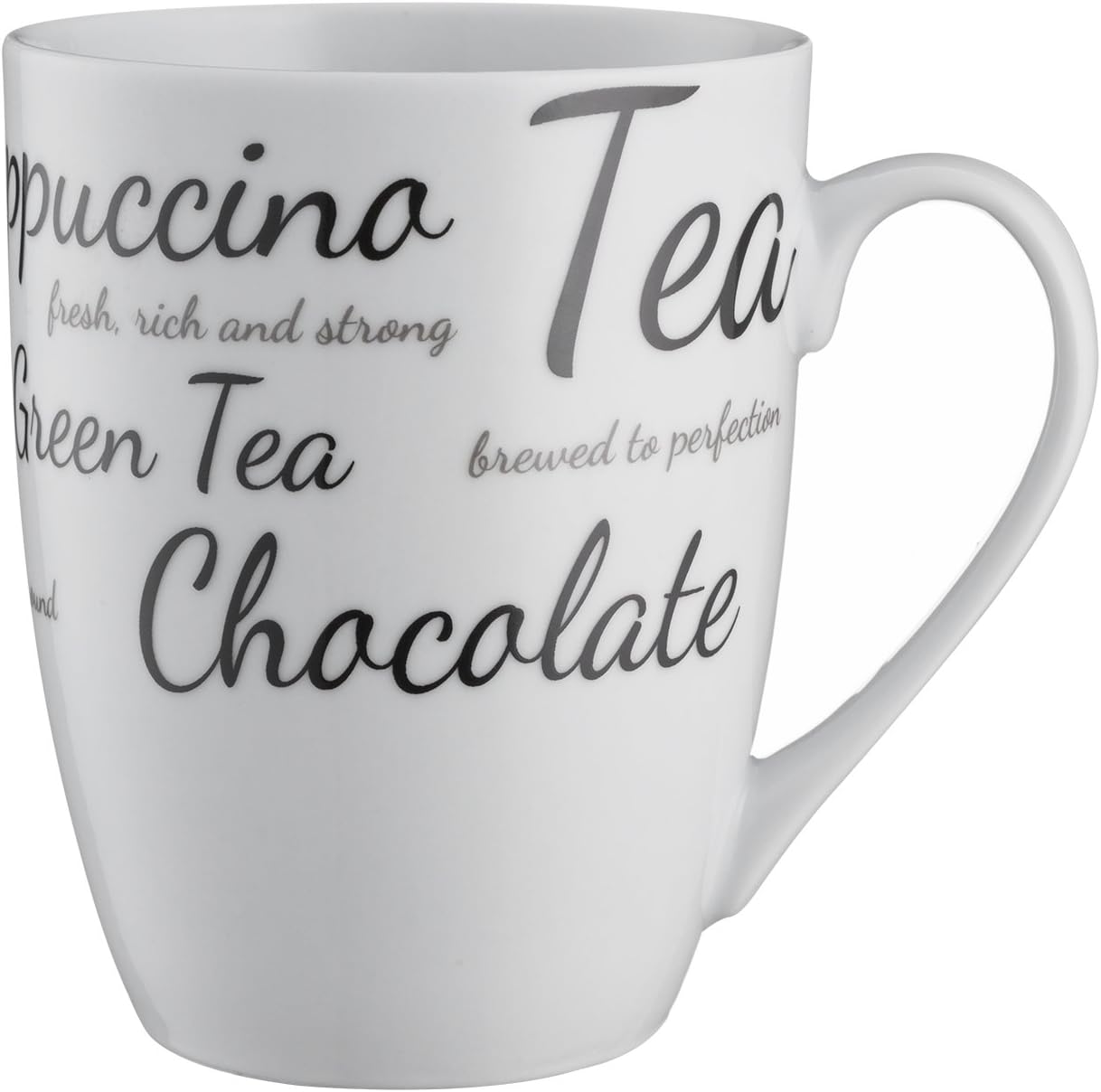 Amazon.com: Price and Kensington Script Mug 380 Ml, Porcelain, Black ...