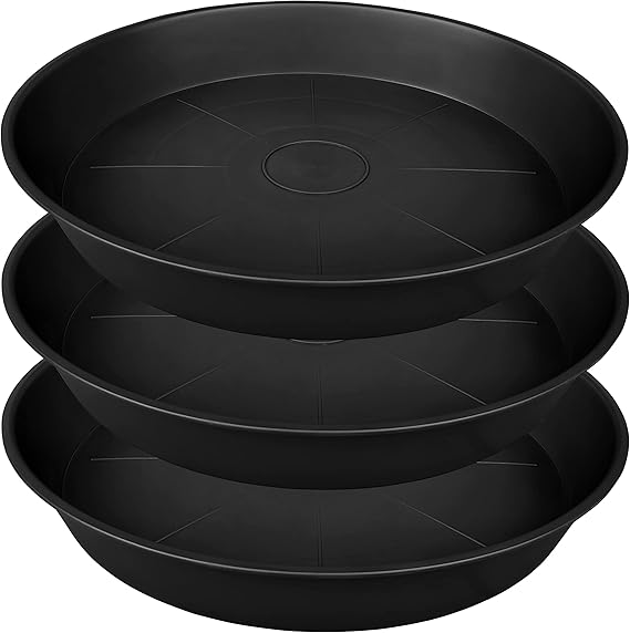 Amazon.com : Bleuhome 3 Pack of 25 26 inch Plant Saucer (22.7 Inch Base ...