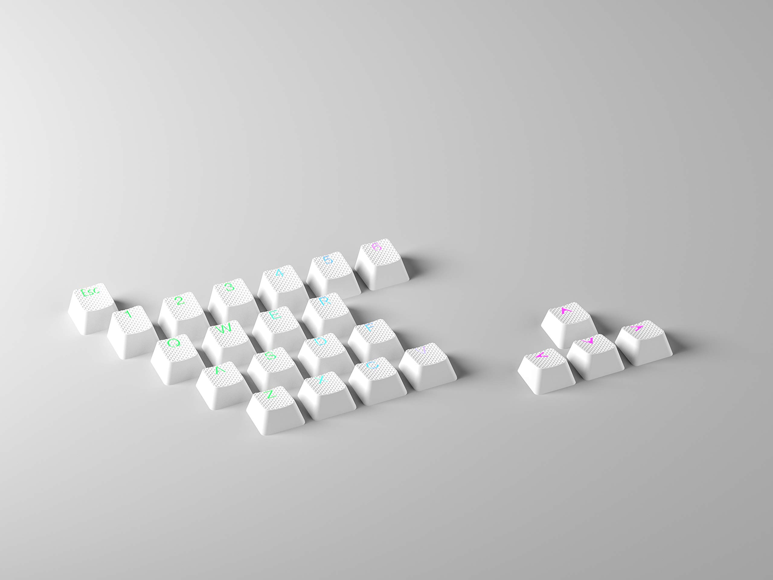 Buy HK Gaming Rubber Keycaps Set | Anti-Slip Texture | Doubleshot ...