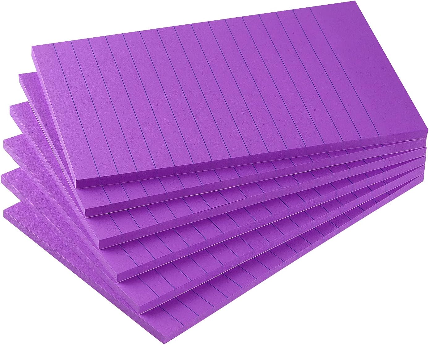 Amazon.com : Early Buy 6 Pads Lined Sticky Notes with Lines 4x6 Self ...