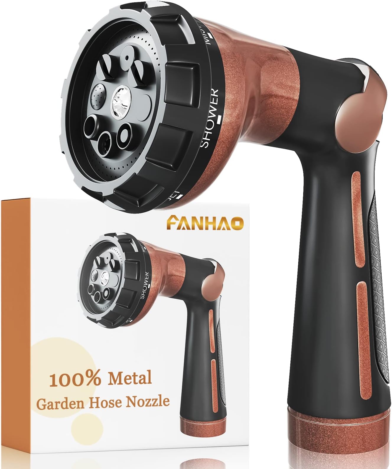 Amazon.com : Pocket Hose Copper Bullet Spray Nozzle Infused with Copper ...