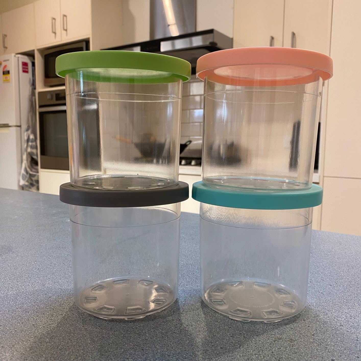 Ice Cream Tubs, Ice Cream Pints Container for Ninja Creami Pints and ...