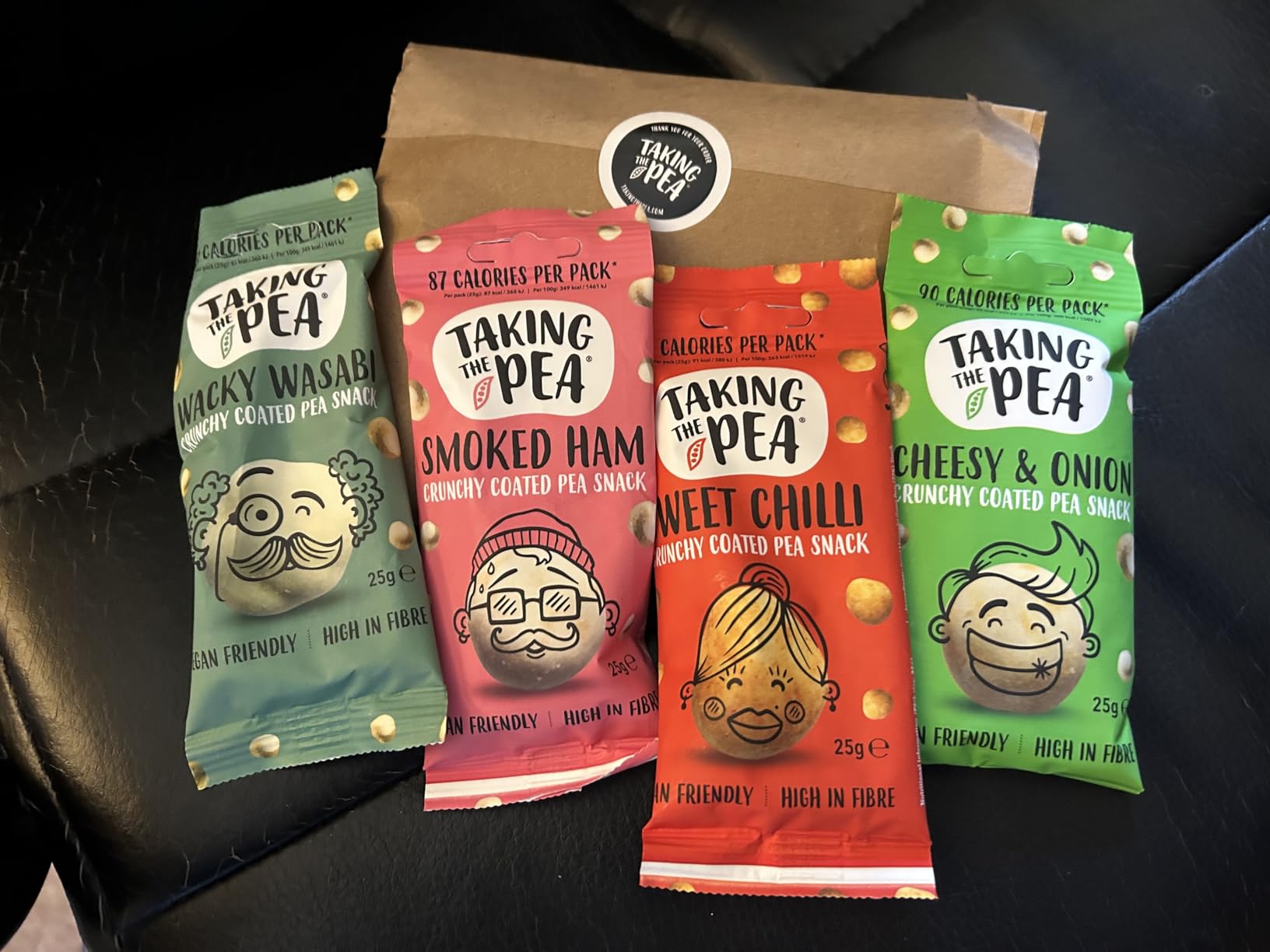 Taking The Pea Variety Pack (4x25g) | Plant-Based Flavoured Crunchy ...