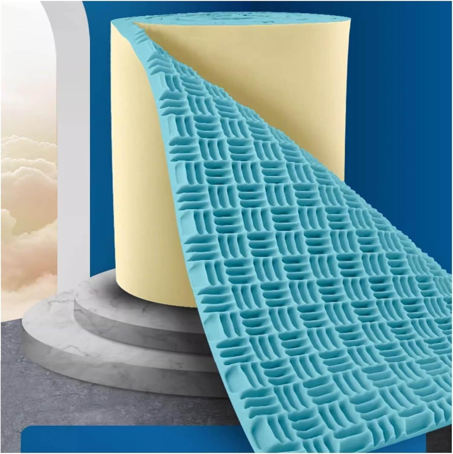 CucCe Self-adhesive acoustic panels Sound Proof Padding, Press Hard Noise Cancelling Foam Pad ...