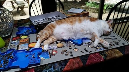 Amazon.com: Jigthings – Jigboard 1500 – Jigsaw Puzzle Board for Puzzles ...