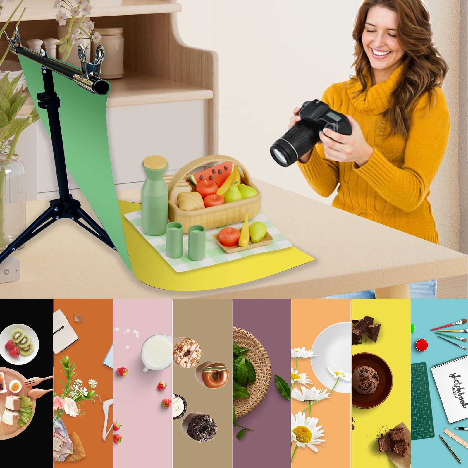 Amazon.com : Macro Photography Background Cards, Photography Backdrops ...