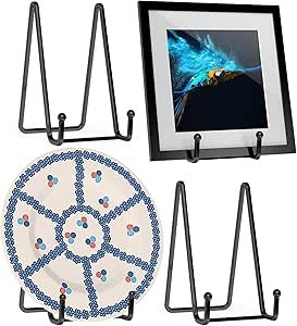 Amazon.com: Plate Stand, Plate Holder, Display Stand, Picture Stand, 4 ...
